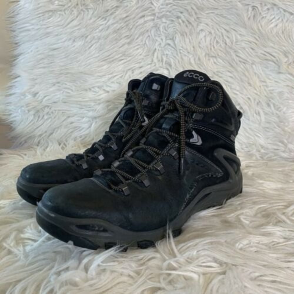 Ecco Men's Terra Evo Mid Gtx Hiking Boot, All Black S… - Gem